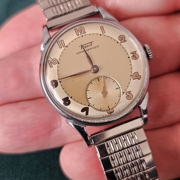 BEAUTIFUL ORIGINAL VINTAGE MENS TISSOT ANTIMAGNETIQUE 6426 WATCH | WatchCharts Marketplace
