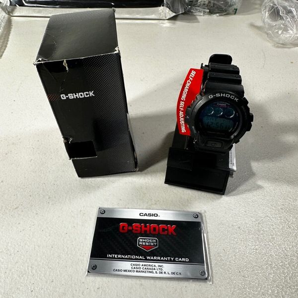 Casio G-Shock Men's Tough Solar Atomic Black Resin Band 50mm Watch ...