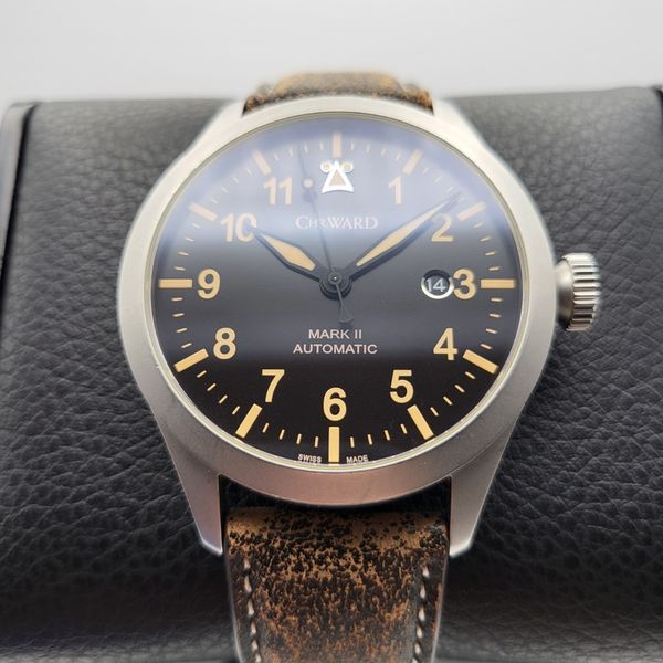 Christopher Ward C8 Pilot Mk2 Automatic Swiss Aviation New CW Strap Men ...