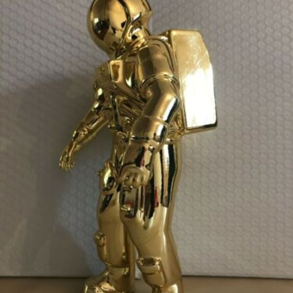11 inches Omega golden astronaut statue figure moon watch speedmaster ...