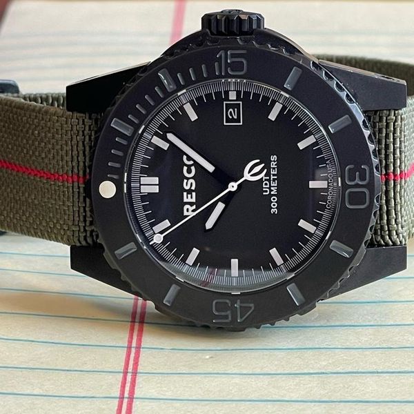 Resco UDT Black automatic/ Bracelet excellent!!! | WatchCharts