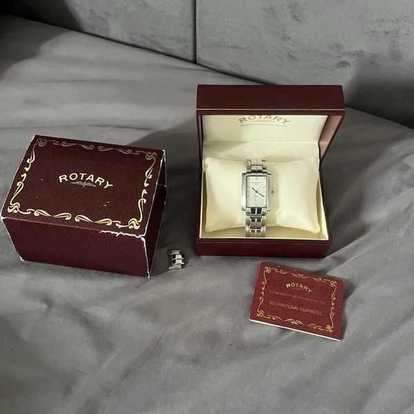 *NUOVO* Rotary Tank 'Elite' Orologio Uomo Uomo Uomo Vintage Quadrante ...