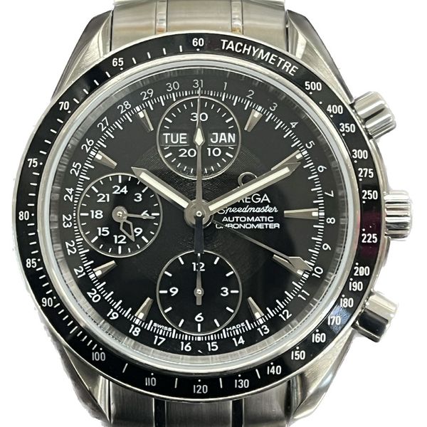 [Used] OMEGA 3220.50 Speedmaster Day-Date Triple Calendar Black Dial ...