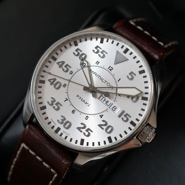 Hamilton Khaki H64611555 Aviation Pilot | WatchCharts Marketplace