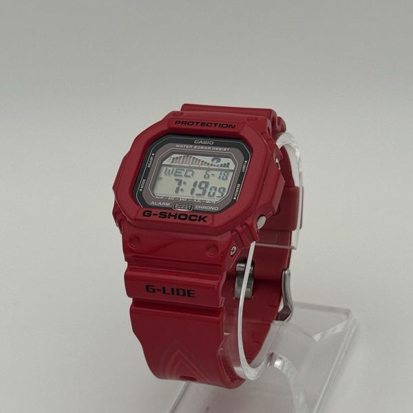 Casio GLX5600-4 Red Watch G-shock G-Lide Water Resist New Battery ...
