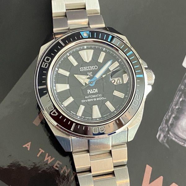 *U.S. Seller* Seiko PADI King Samurai SRPG21 w/Strapcode Bracelet & Xtra Straps | WatchCharts ...