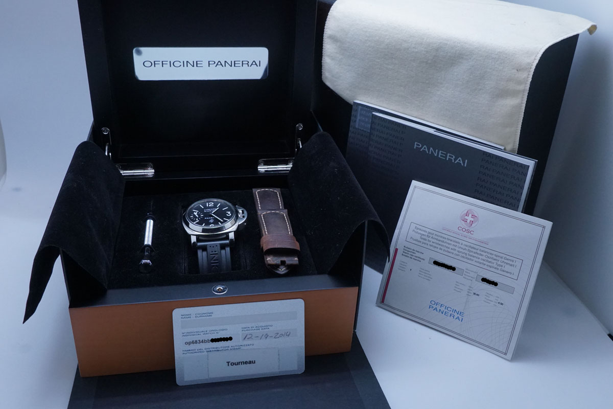 FSOT: Panerai Luminor Marina Logo PAM005 | WatchCharts Marketplace