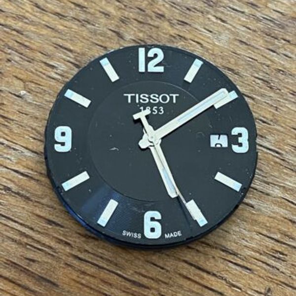 tissot 1853 ETA 805.112 movement three needle quartz movement free dial ...