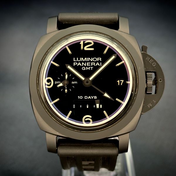 Panerai 335 Luminor 1950s 10 Days GMT Ceramic 44mm PAM 335 - PAM00335 ...