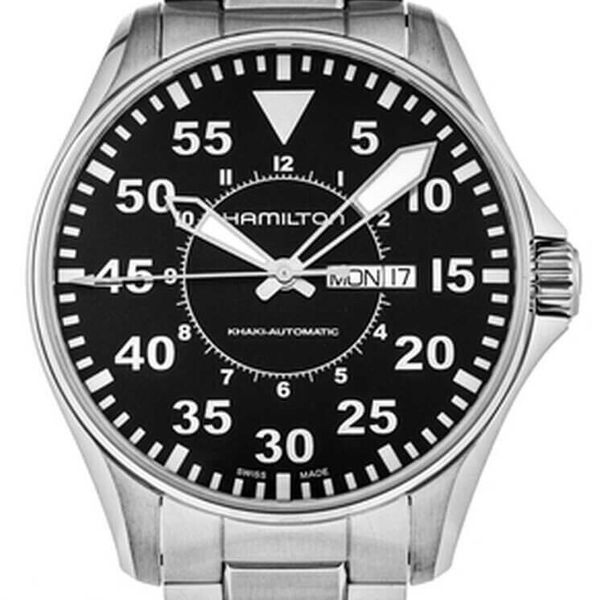 Hamilton Khaki Aviation Pilot Auto Bracelet (H64715135) Market Price ...