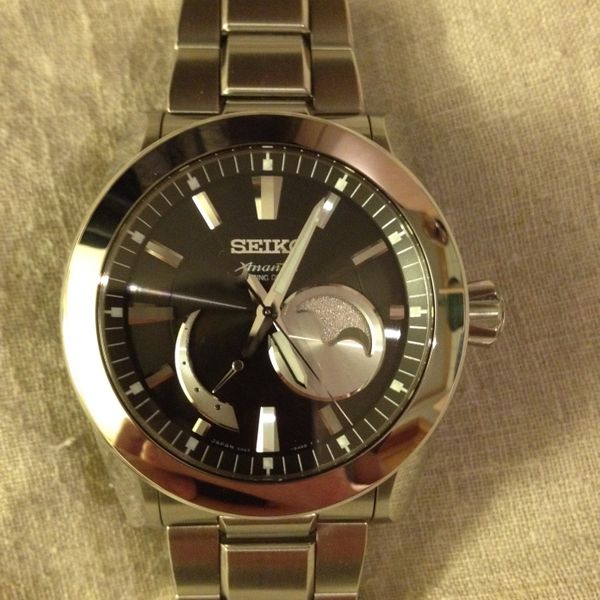 Seiko Ananata Spring Drive Moon Phase For sale | WatchCharts