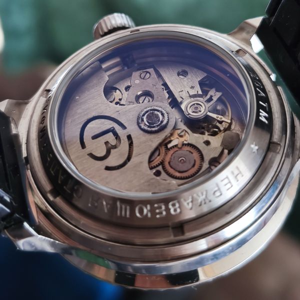 Vostok Amphibia Men's Mod Sapphire Case back DRAGUNOV Sniper Dial ...
