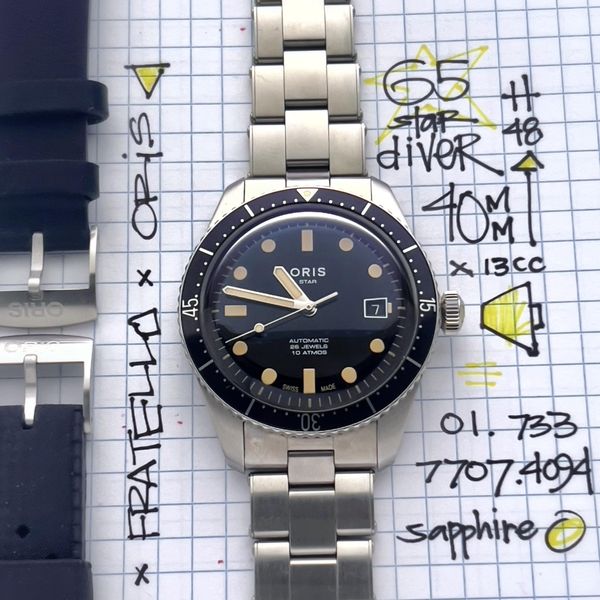 [WTS] Oris Divers Sixty-Five 65 x Fratello Limited Edition ref. 01 733 ...