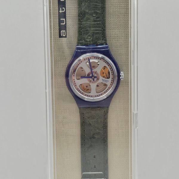 Swatch Automatic SAN102 â Baruâ 1993 NOS - Rare Skeleton Vintage Swiss ...