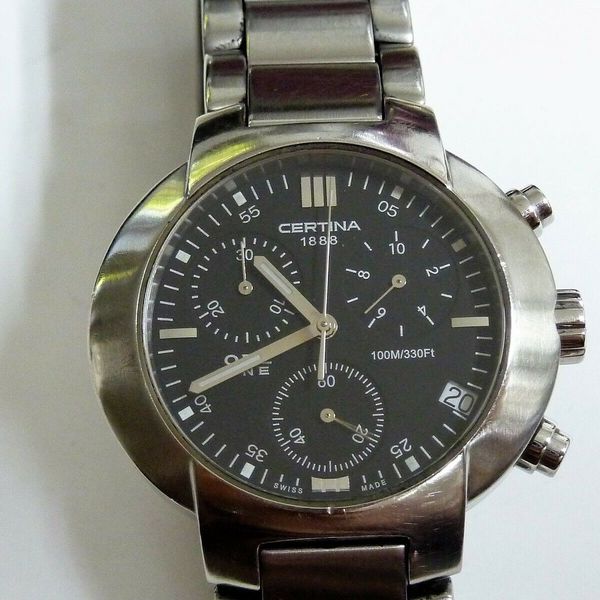 CERTINA 1888 ODC One Quartz Chronograph Ref. 536.1110.42 neue Batterie ...