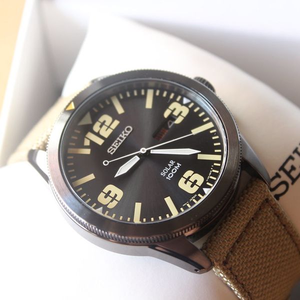 FS: Seiko Military Solar SNE331 43mm | WatchCharts