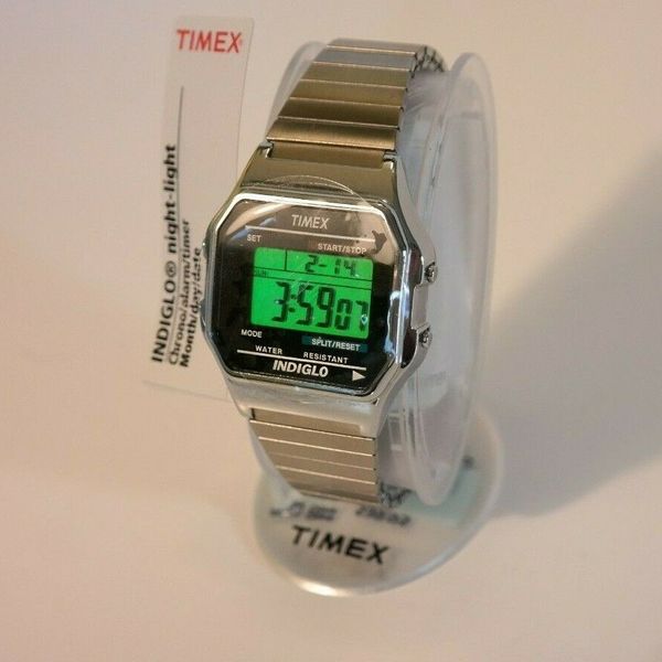 Timex Indiglo digital quartz LCD watch T8587 KO | WatchCharts