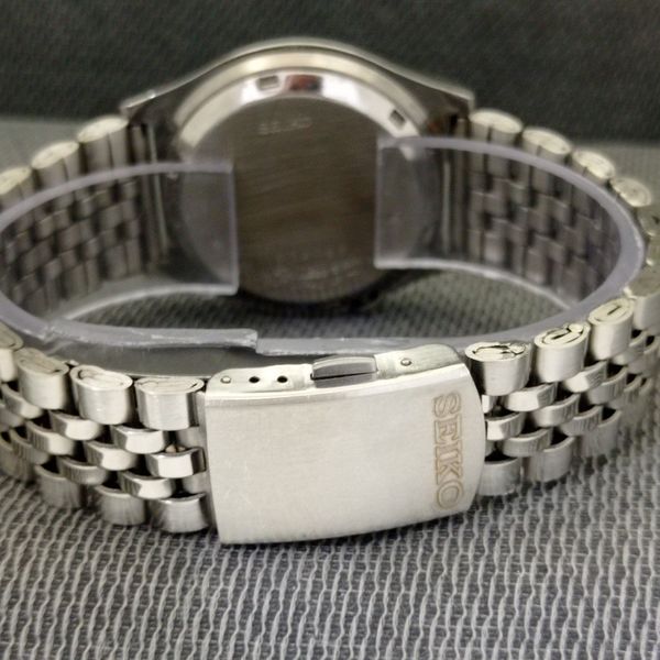 GENUINE VINTAGE SEIKO 5 AUTOMATIC JAPAN MENS GOLDEN COLOR DIAL WATCH ...