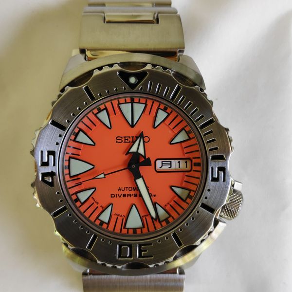 FS: Seiko SRP309J1 Gen 2 Orange Monster | WatchCharts Marketplace
