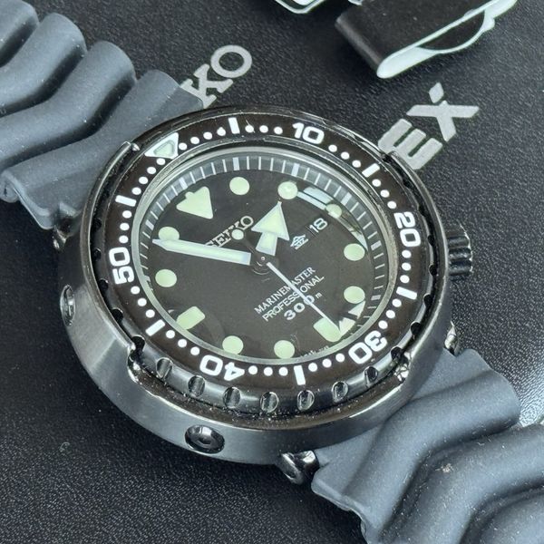 SEIKO Prospex Marine Master Professional 300m SBBN035 Full Set - Darth ...