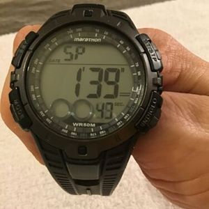 Timex Sport Watch Marathon Digital Stop Watch WR50M Indiglo WatchCharts Timex Sport Watch Marathon Digital Stop Watch WR50M Indiglo WatchCharts