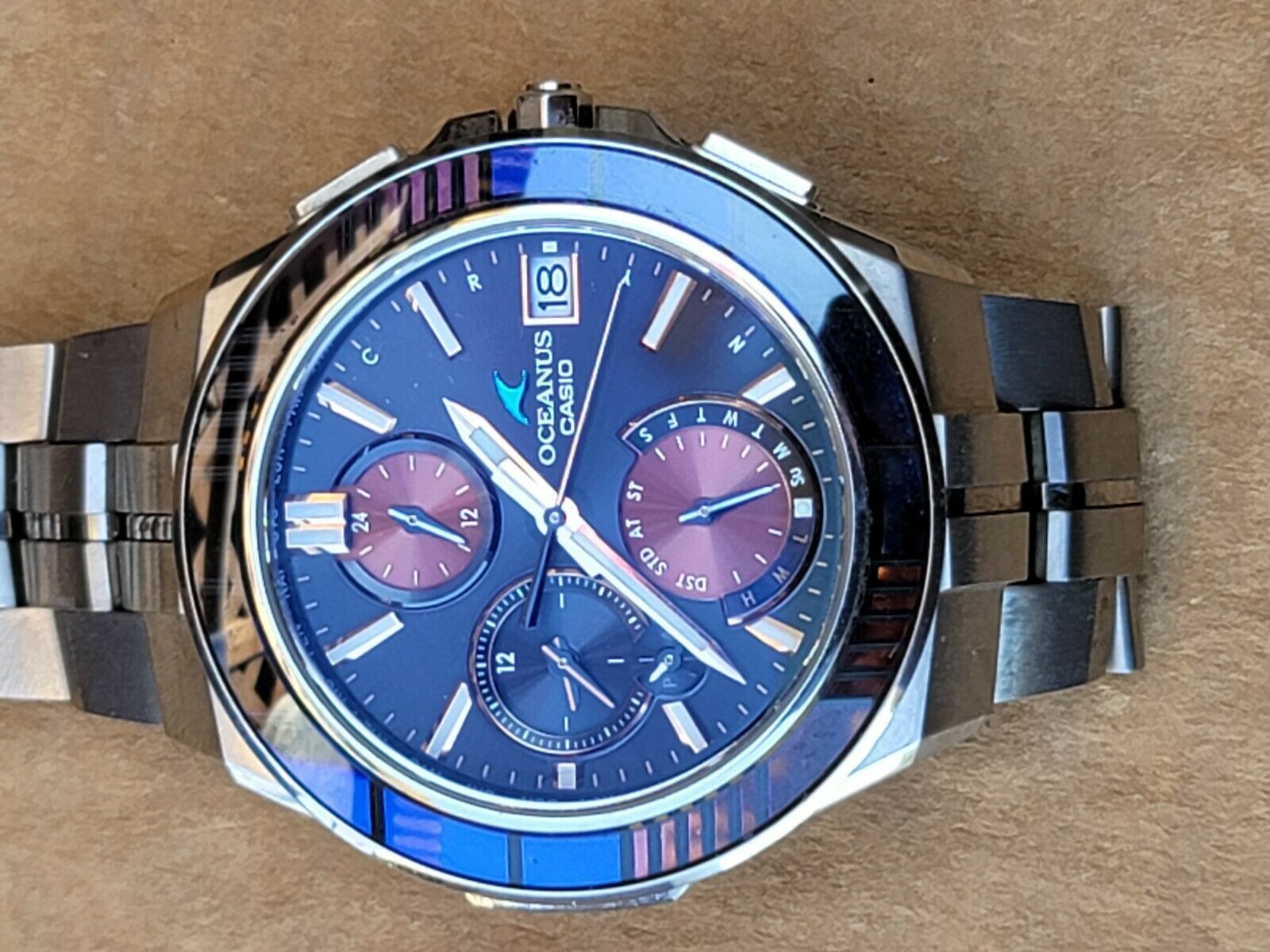 Casio OCEANUS Manta OCW-S5000D-1AJF Bluetooth | WatchCharts