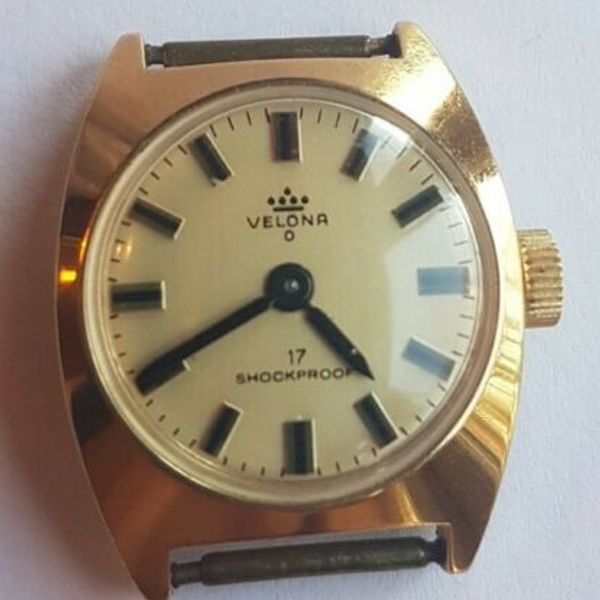 Vintage VELONA 17 Jewels Women's Mechanical Watch For Repairs ...