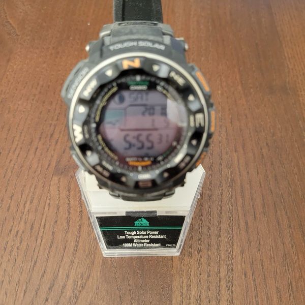 Casio Pro Trek PRW-2500 Protrek Triple Sensor Tough Solar Watch New | WatchCharts Marketplace
