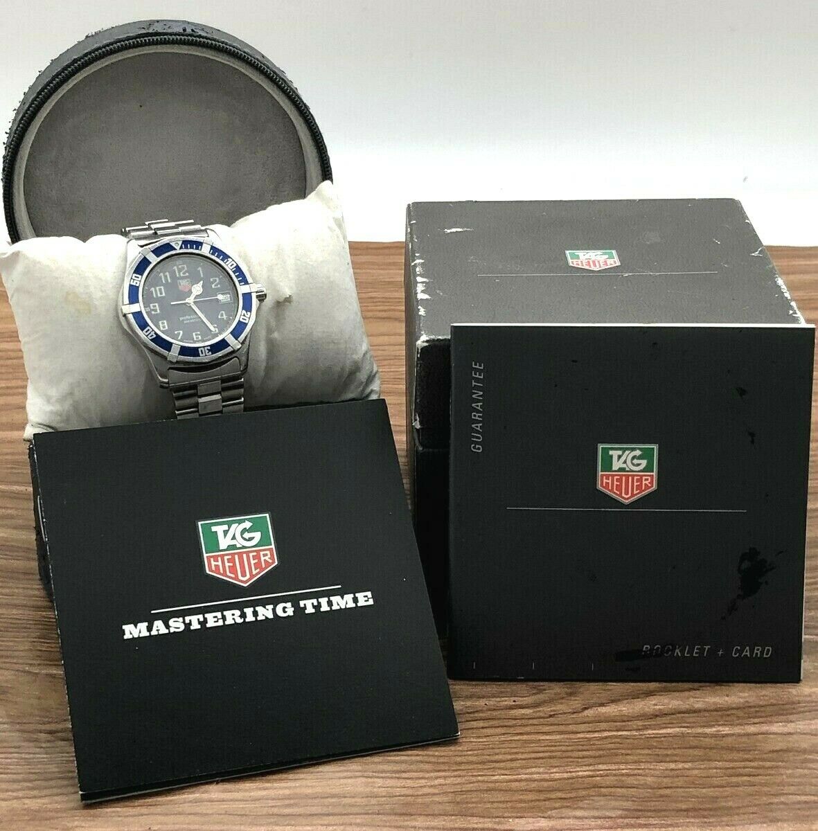 Tag Heuer 2000 WM1113 Professional 200M Blue WK1113 Silver Coke Bezel ...