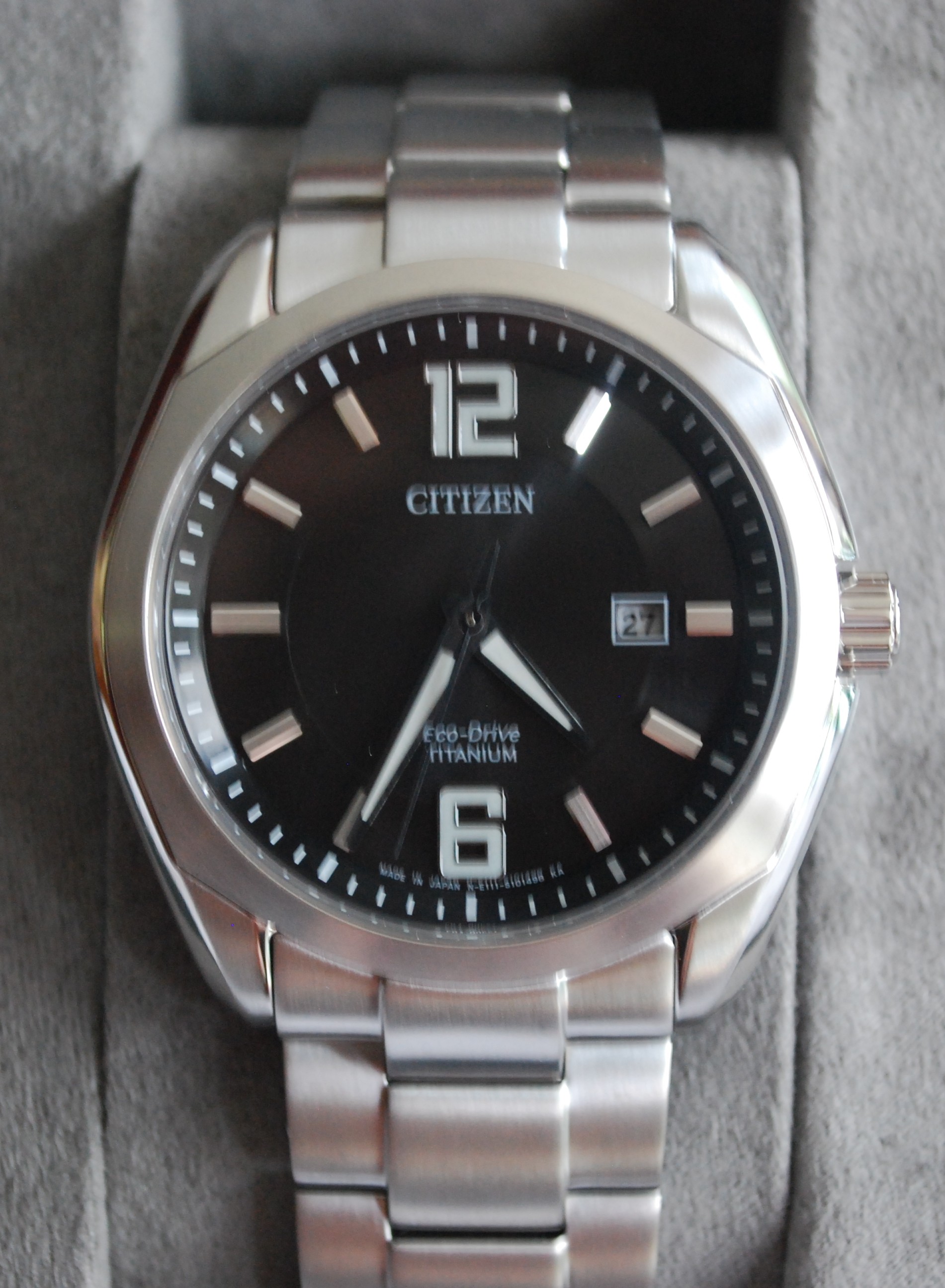 Citizen Eco Drive Super Titanium Sapphire Crystal Watch - Model BM7081 ...