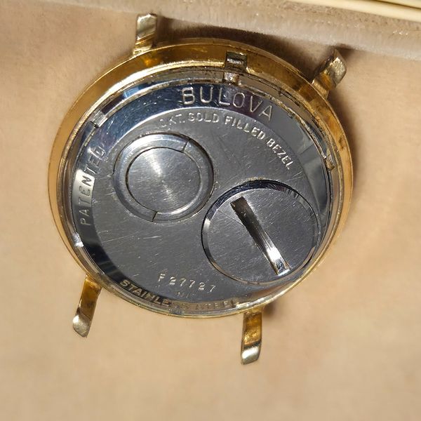 Vintage 1971 Bulova Accutron Space View Gold Filled Watch ...