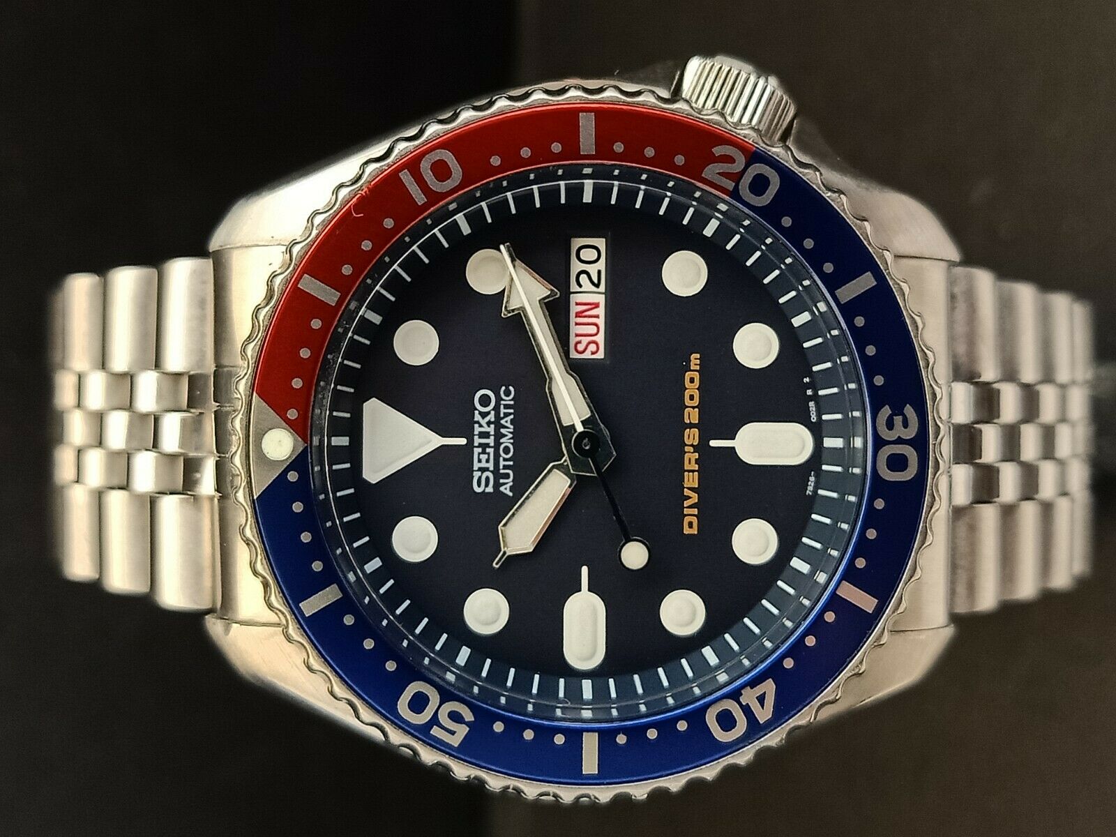 PRE OWNED SEIKO SCUBA DIVER 7S26-0020 SKX009K2 AUTOMATIC MENS WATCH ...