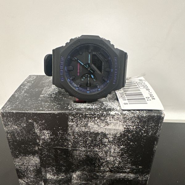 Casio G-Shock Men's Black Watch - GA2100VB-1A Analog/digital Display ...