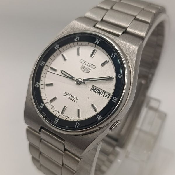 vintage Seiko 5 Automatic Railway time 7s26 -0530 Men's watch Japan | WatchCharts Marketplace