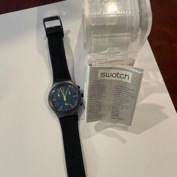 Swatch - Ray of Light Irony AG 2009 Chronograph 4 Jewels Watch ...