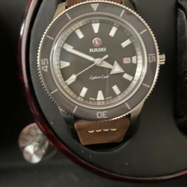 Rado Captain Cook Automatic Grey Dial Men's Watch R32505015 ...