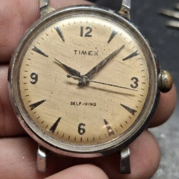 Timex Viscount 1950s Mens Self Winding Vintage Watch Retro ...