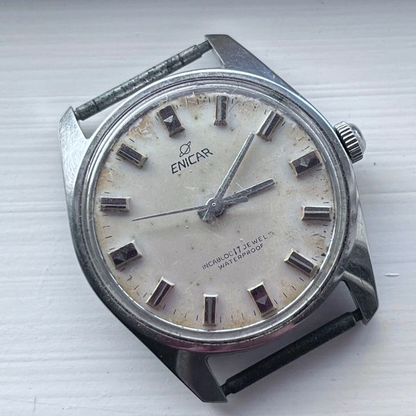 Vintage Enicar Incabloc 17 Jewel Menâ s Wristwatch | WatchCharts ...