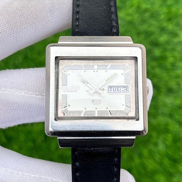Vintage Seiko 5 Automatic TV Shape Original Japan Men's Watch 6309-5030 ...