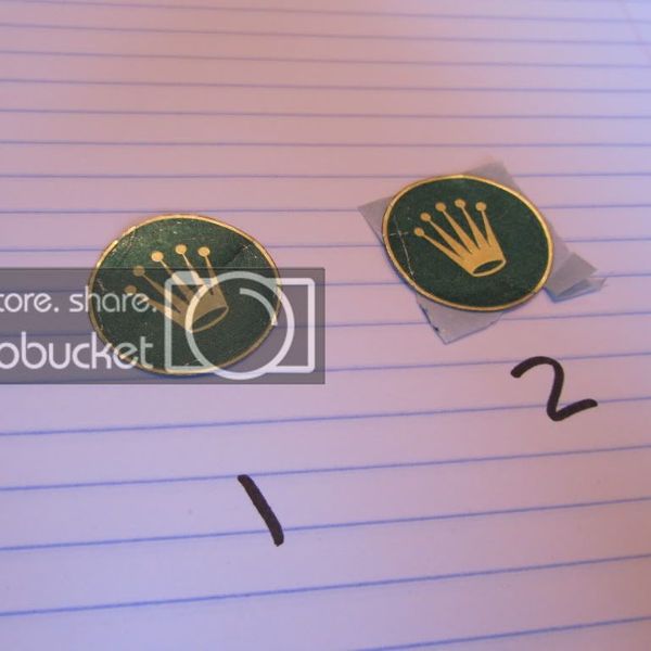 FS: Rare Rolex 1960's Caseback Stickers | WatchCharts Marketplace