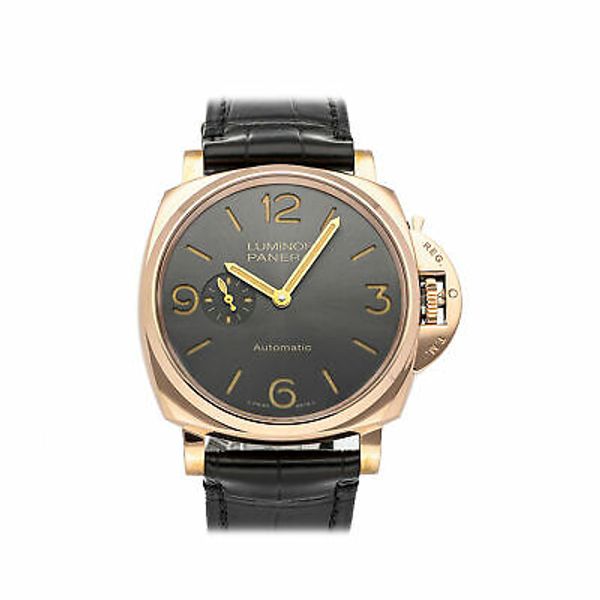 Panerai Luminor Due Rose Gold Auto 45mm Mens Watch Strap Tang PAM 675 ...