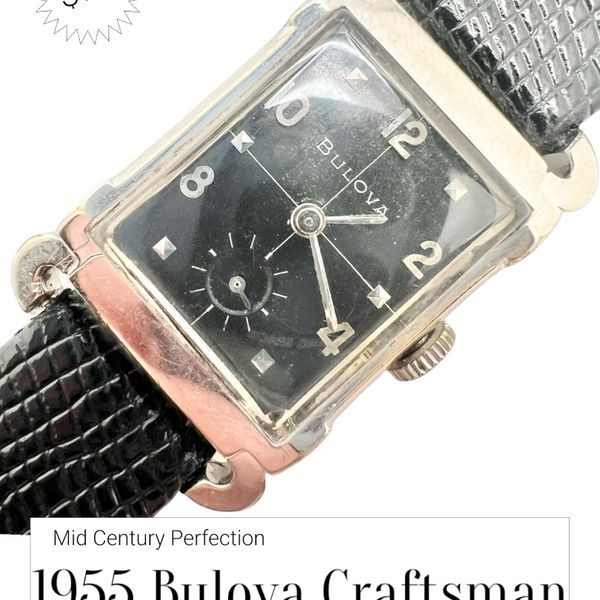 [WTS] 1955 Bulova Craftsman Fancy Lug 10k Gold Filled Tank Watch ($75 ...