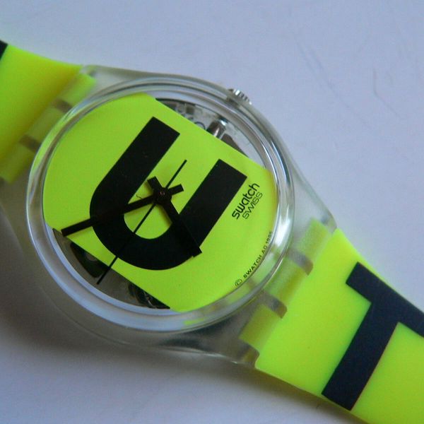 1997 Spring Summer Collection Swatch Watch Caution GK224 | WatchCharts ...