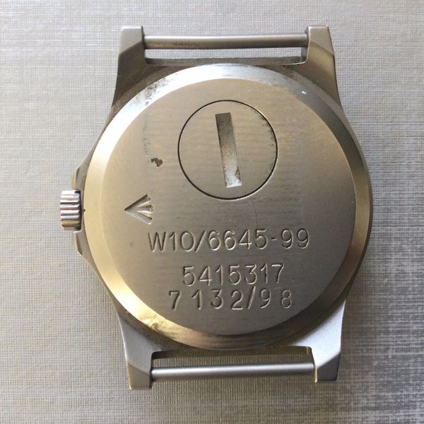 Genuine CWC G10 British Army issued watch 1998 inc new strap in choice ...