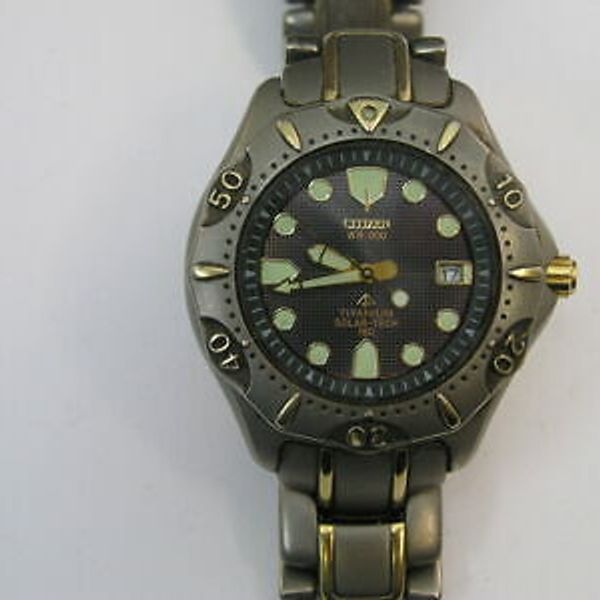 Citizen WR 200 Titanium Solar-Tech 180 7875 w/ Band | WatchCharts