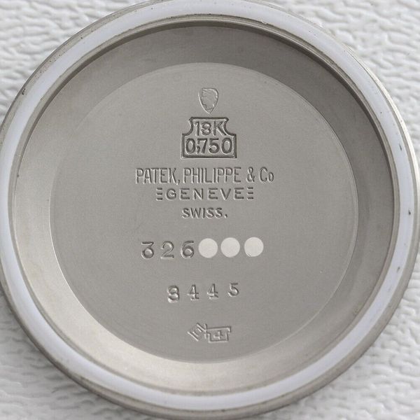 Patek Philippe Vintage Calatrava 3445 Silver Dial 18K Gold Bracelet ...