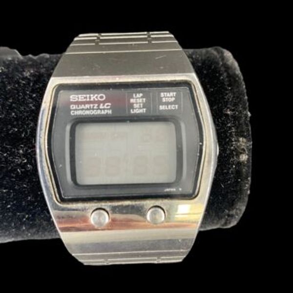 Vintage Seiko Quartz LC Chronograph Wrist Watch 0634-5009 | WatchCharts ...