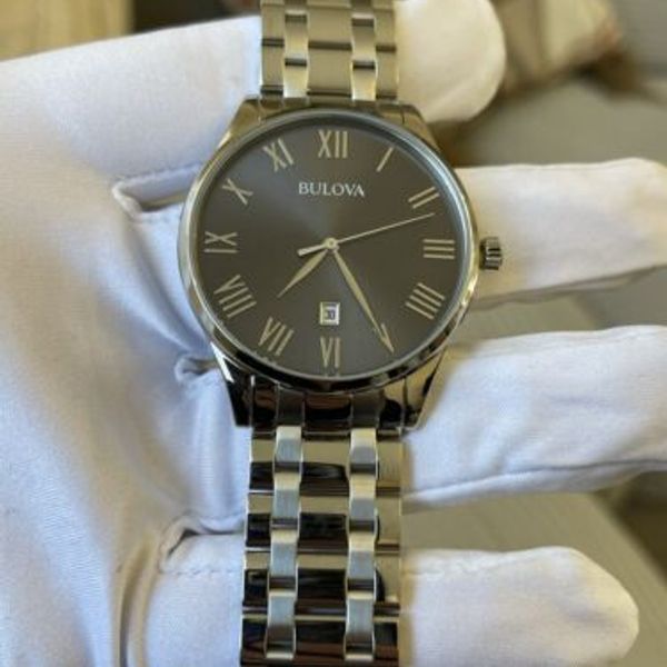 Bulova Men's Watch Quartz Classic Collection 96B261 40mm | WatchCharts ...