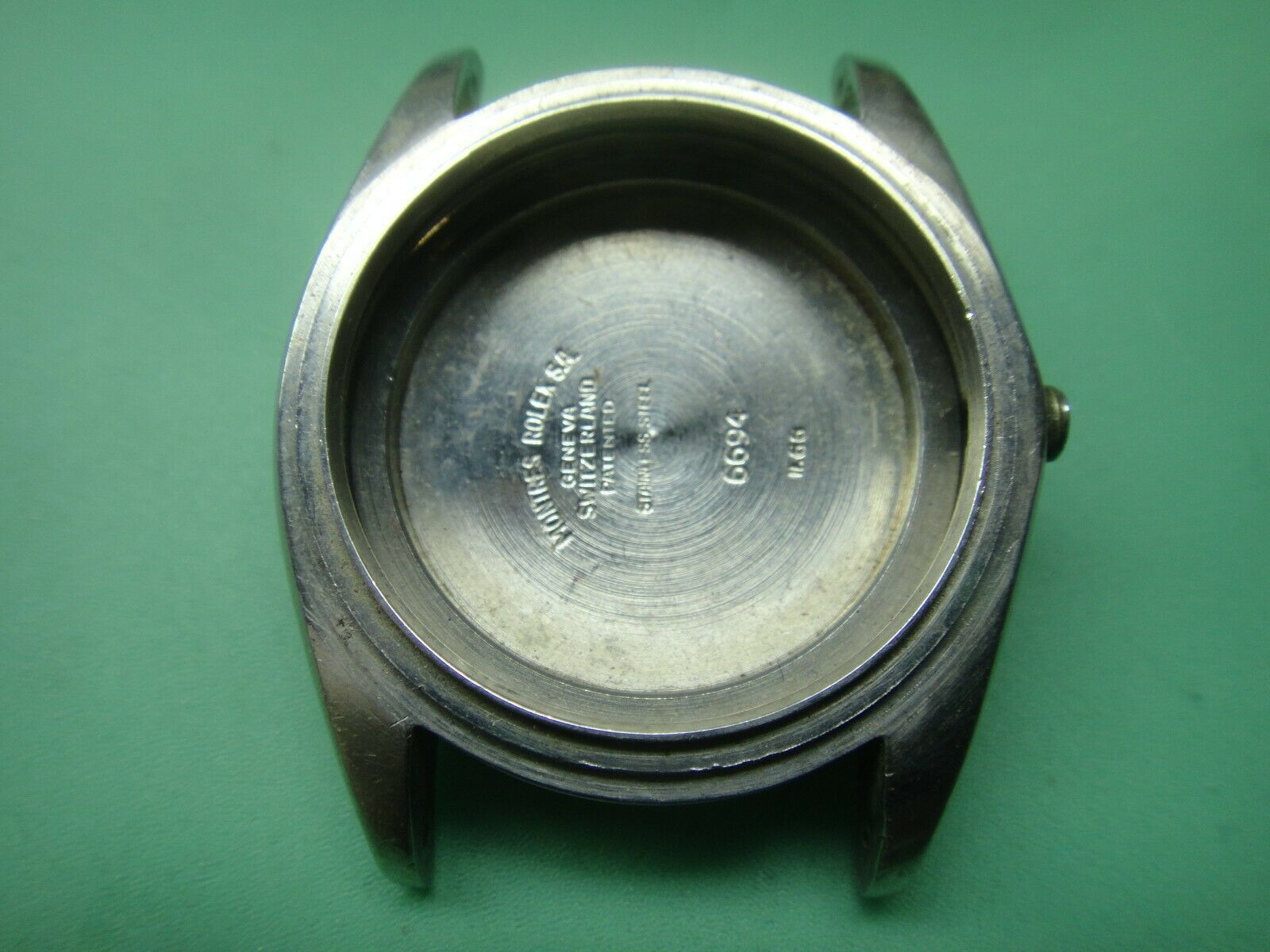 ROLEX case only, steel, man's size, ref 6694, 2nd quarter of 1966 ...