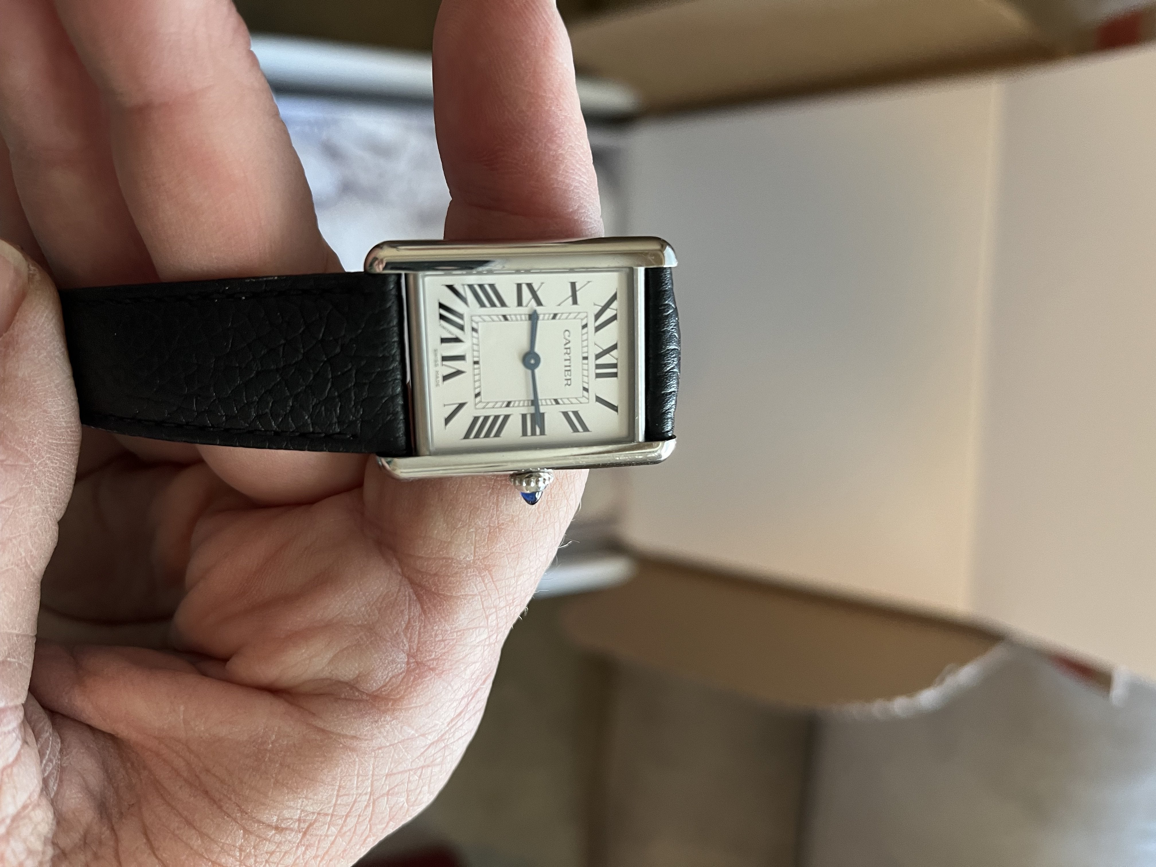 Cartier tank must large WSTA0041 | WatchCharts Marketplace